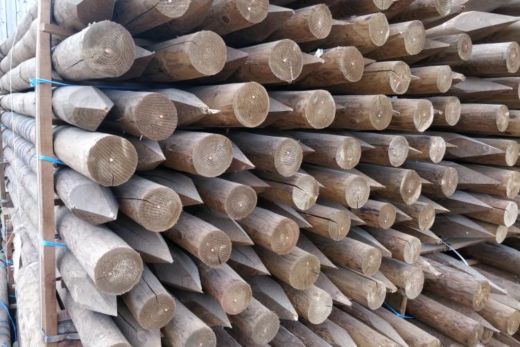 Class 4 Cundy Peeled Posts | Hartlington Fencing Supplies | Yorkshire ...